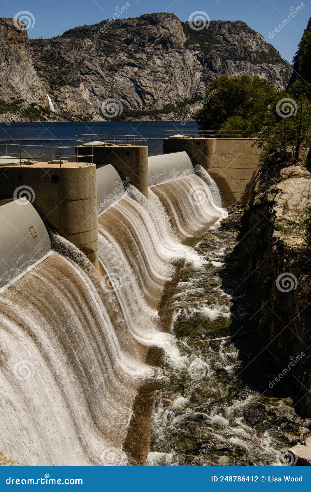 O `Shaughnessy Dam At Hetch Hetchy Reservoir Royalty-Free Stock Image ...