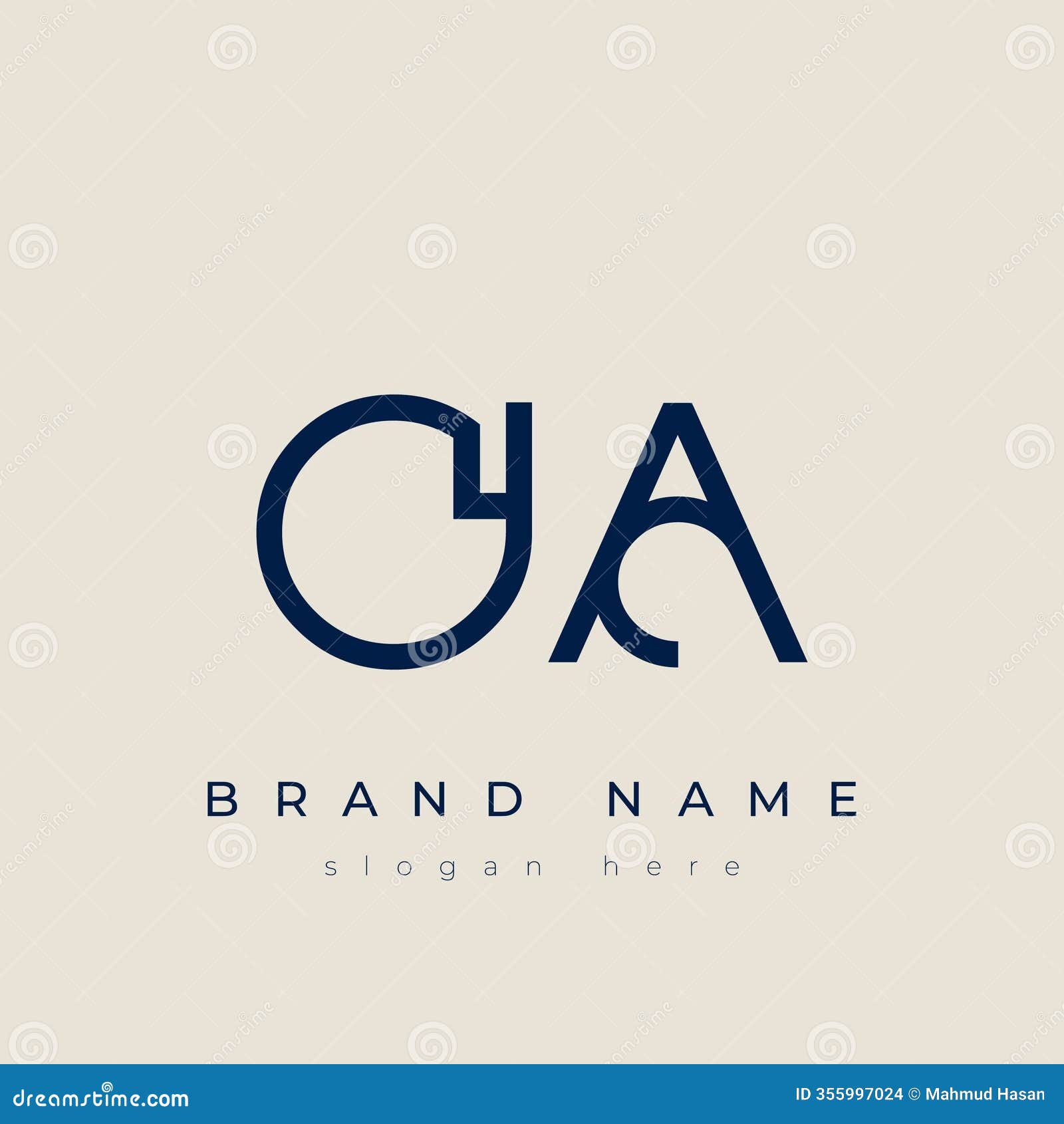 OA Alphabet Letter Icon Logo Vector Illustration | CartoonDealer.com ...