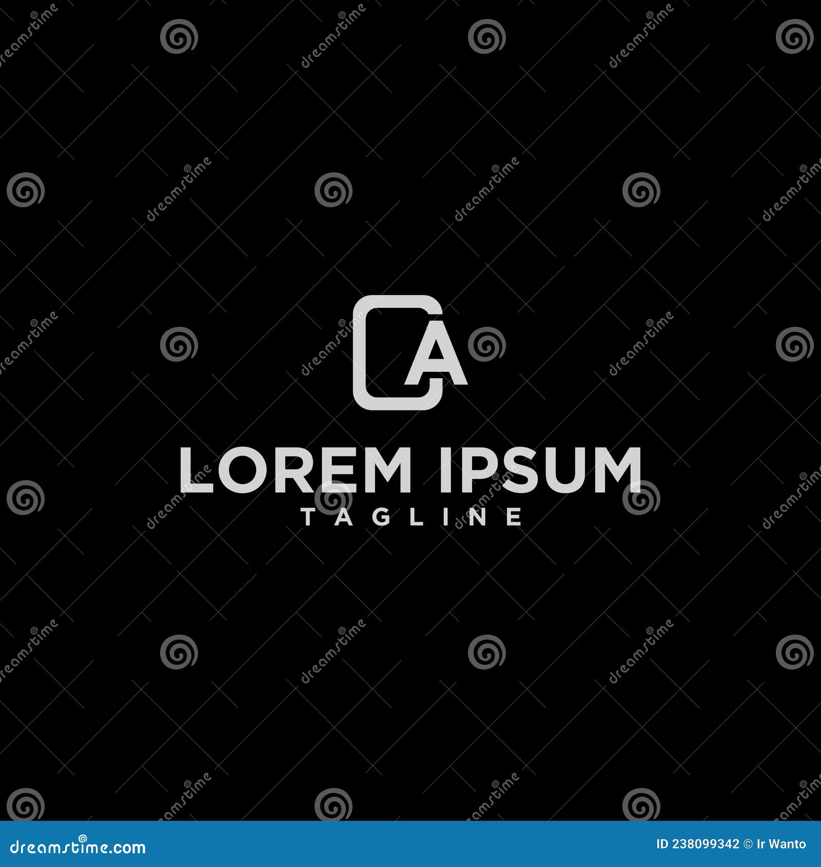 Oa Monogram Logo Design Inspiration Stock Vector - Illustration of ...