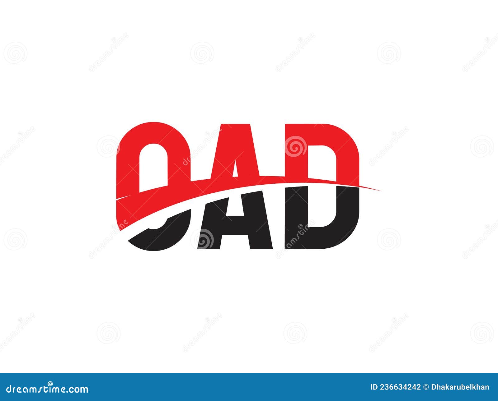 OAD Letter Initial Logo Design Vector Illustration Stock Vector ...