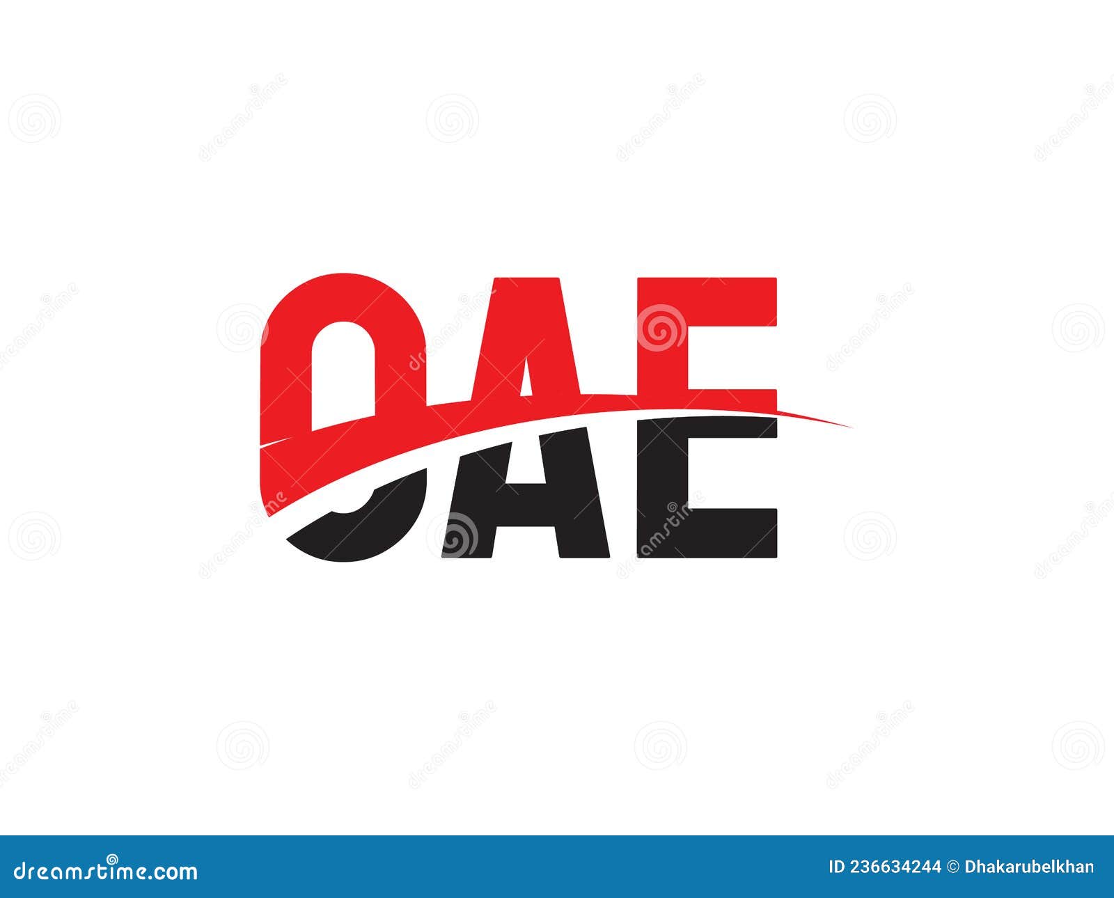 OAE Letter Initial Logo Design Vector Illustration Stock Vector ...