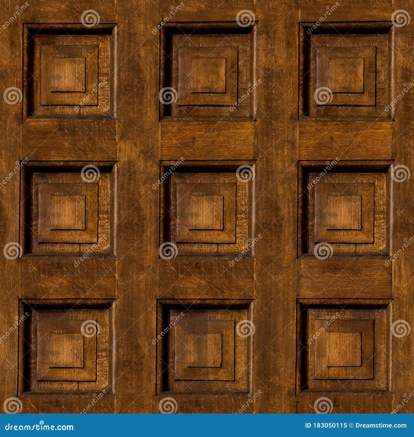 Oak, Brown Wooden Door, Seamless Pattern Stock Image - Image of house ...
