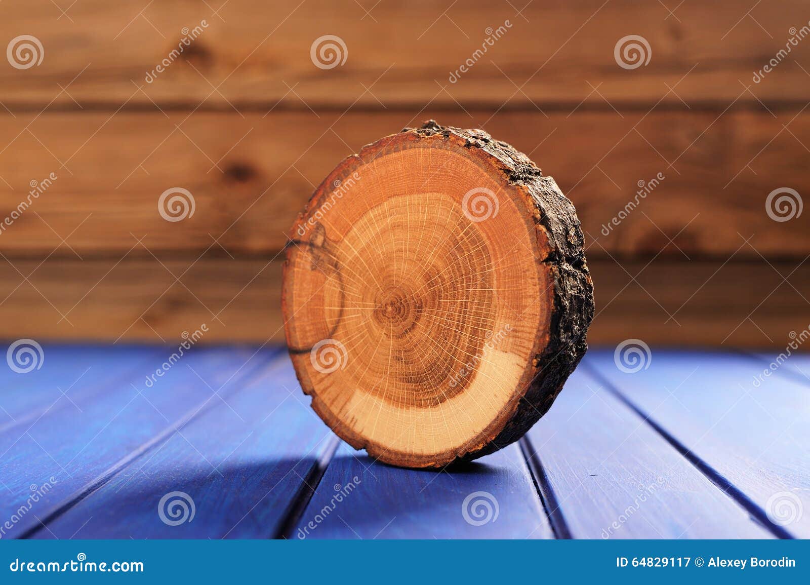 Oak Cracked Split on Navy Blue Wooden Table Stock Image - Image of ...