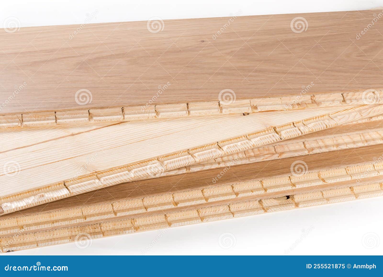 Oak Engineered Wood Flooring Boards, Locking Joint System Close-up ...