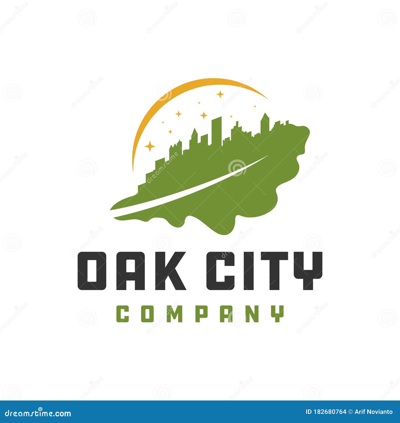 Leaf City Logo Vector Template, Creative Building Logo Design Concepts ...