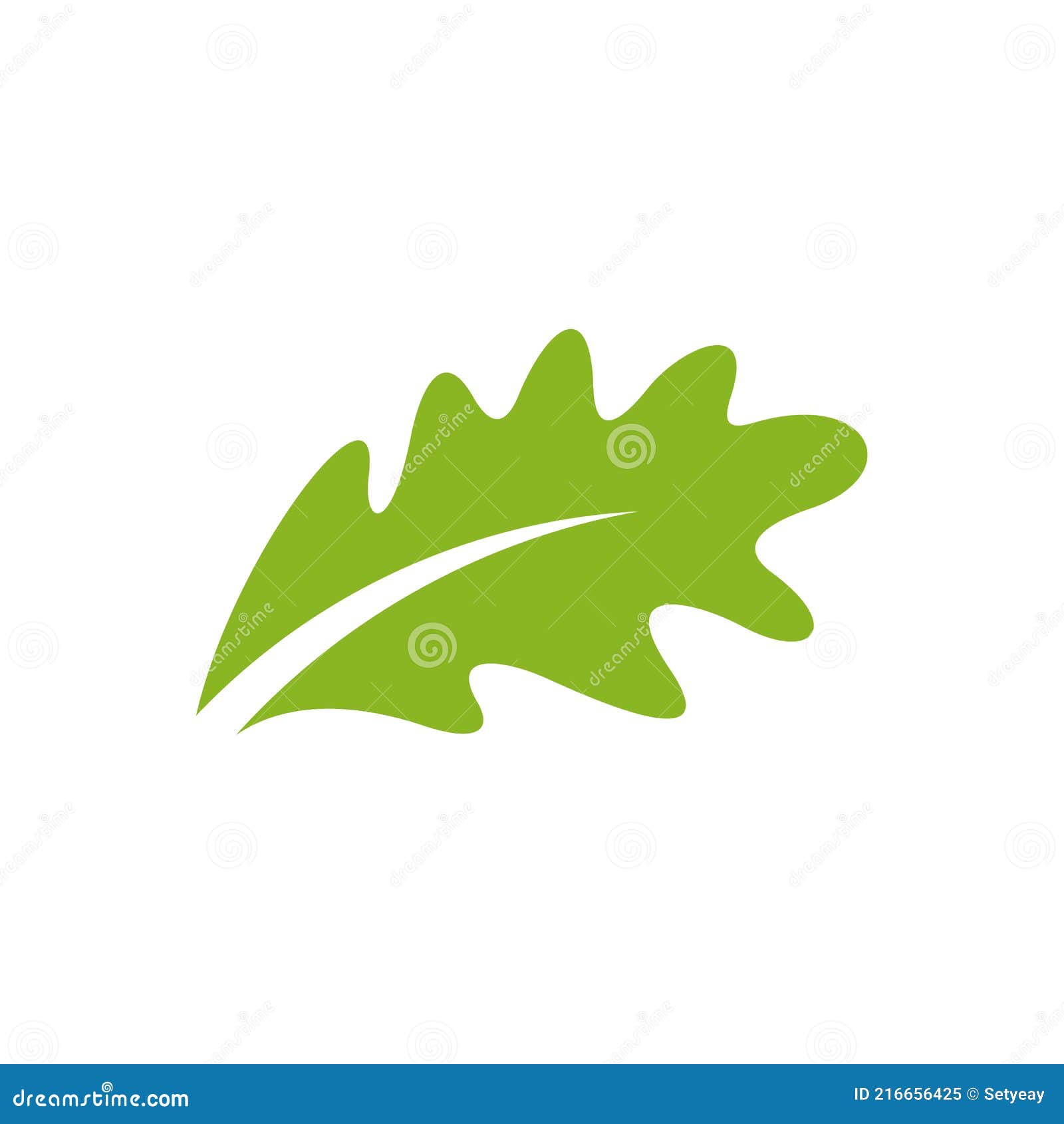 Oak Leaf Logo Design Vector Illustration, Creative Oak Tree Logo Design ...