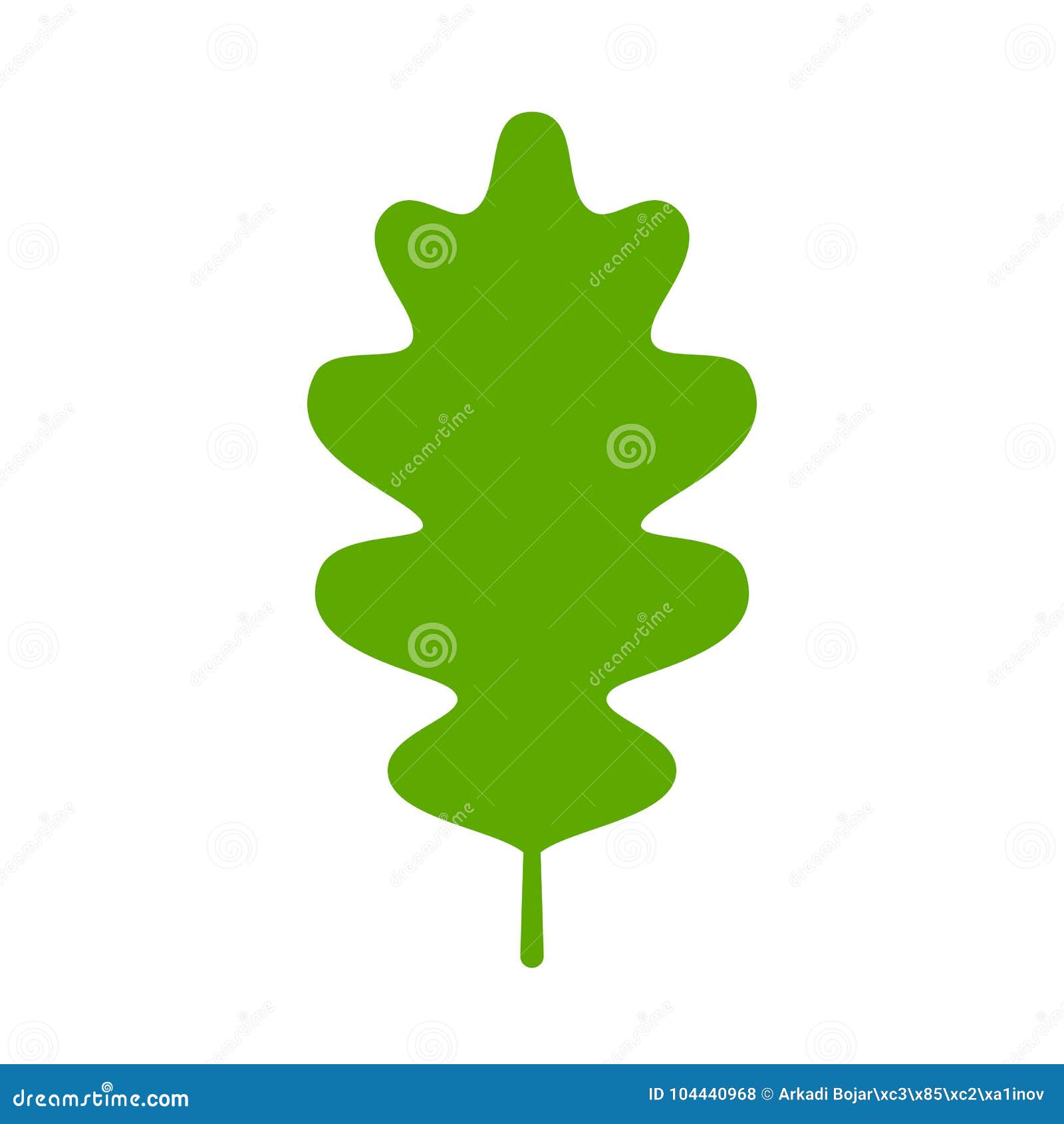 Oakleaf. Abstract Stylized Autumn Symbol. Poly Vector Illustration For ...