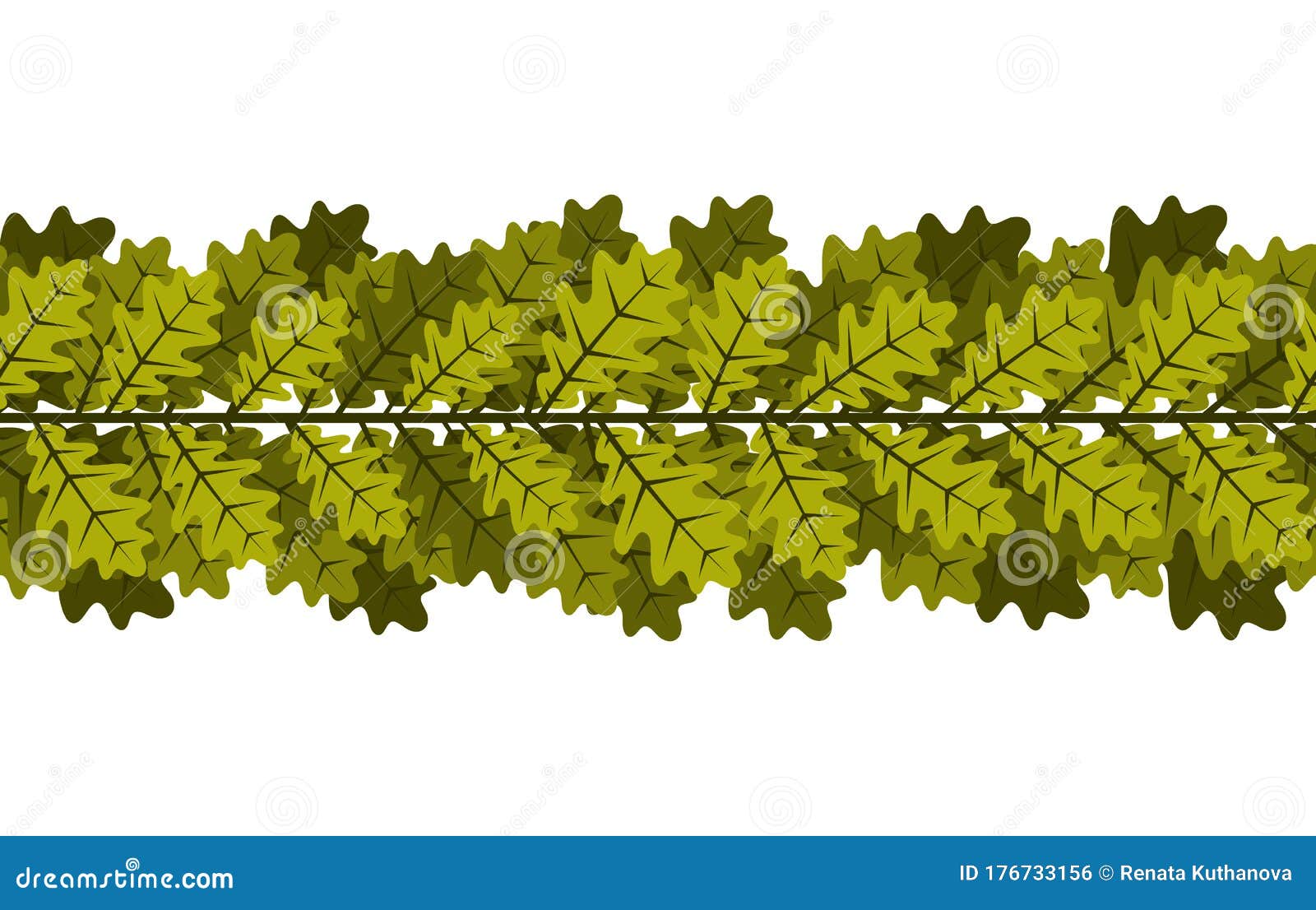 Oak Leaf Border Clip Art
