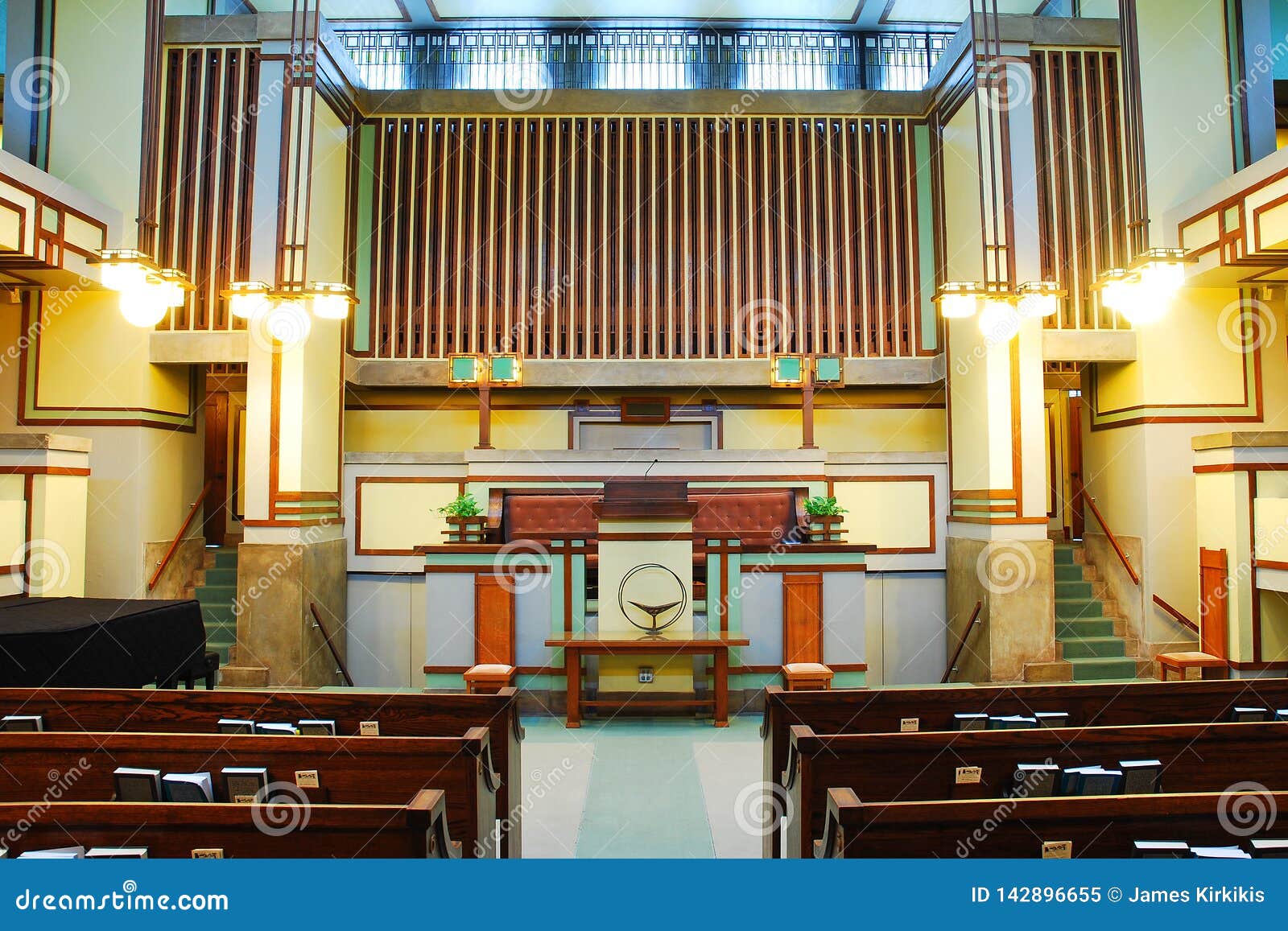 Lloyd Unity Chapell Near Frank Lloyd Wrights Taliesin In Spring Green ...