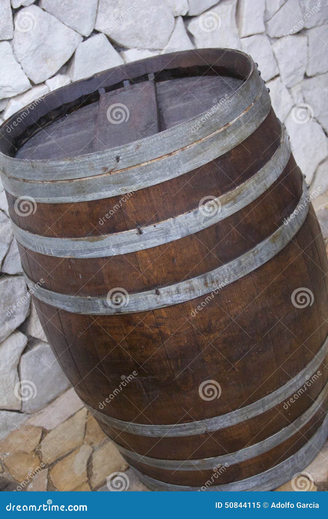 Oak rustic barrel close up stock image. Image of close - 50844115