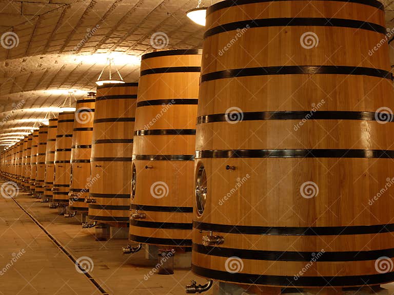 Oak Tanks/Vats for Wine stock image. Image of brandy, cask - 7273677