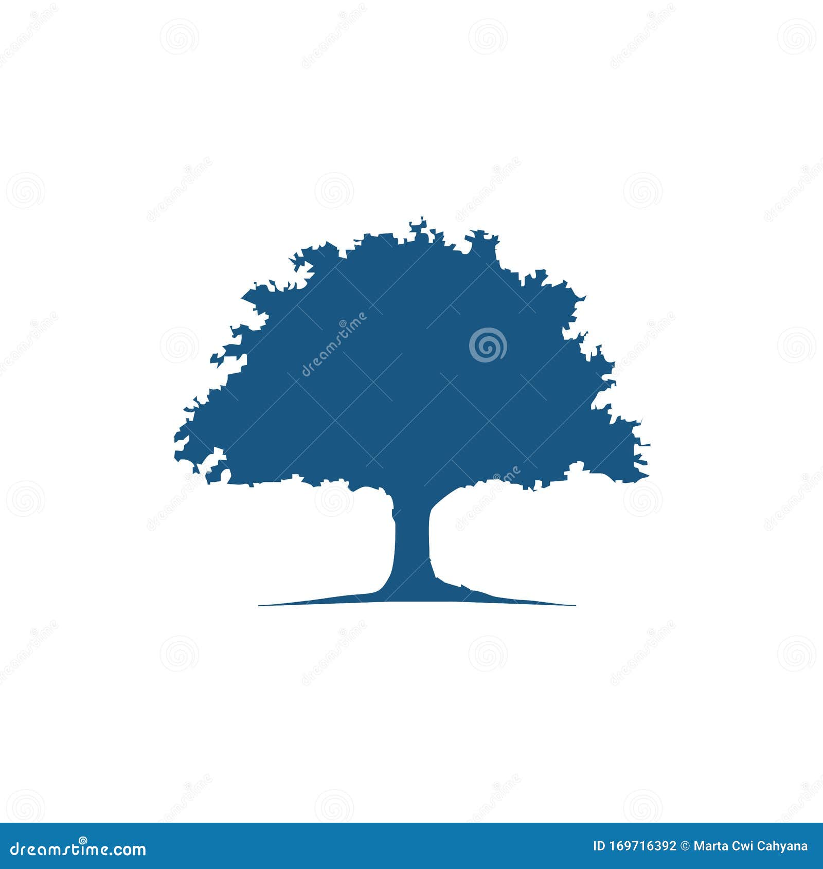 Oak Tree icon logo vector stock vector. Illustration of environment ...