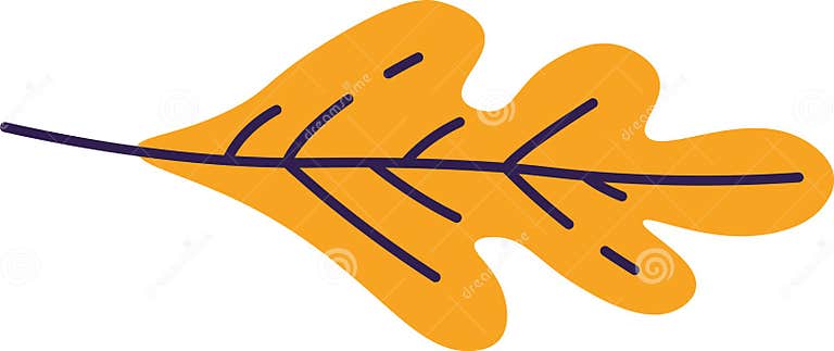 Oak Tree Leaf stock vector. Illustration of vector, plant - 285101024