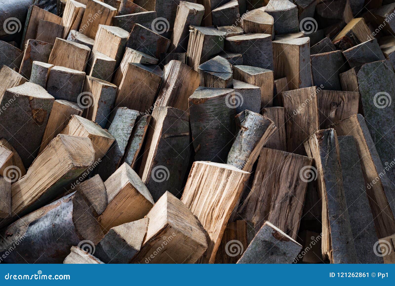 Oak Wood Lumber Timber Logs Firewood Stack Stock Image - Image of trunk ...