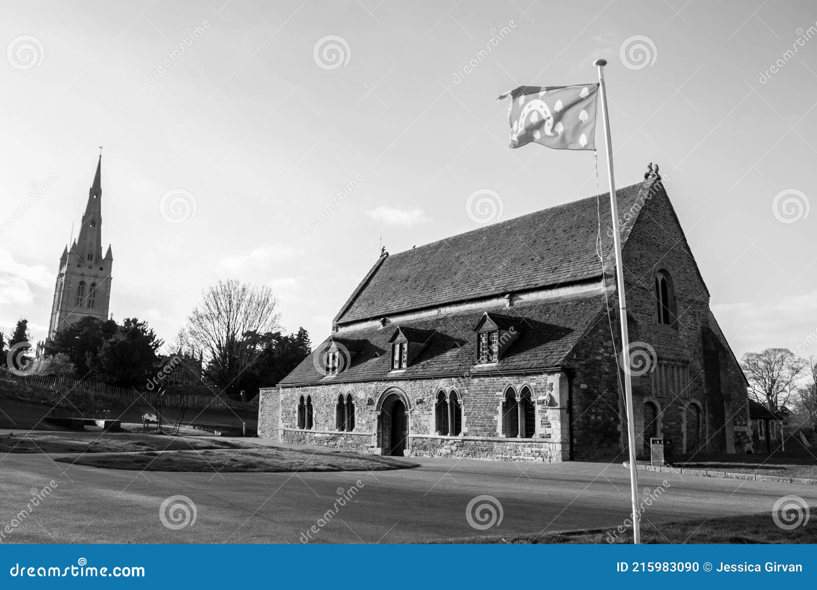 OAKHAM, RUTLAND, ENGLAND- 3 April 2021: Oakham Castle Editorial Image ...