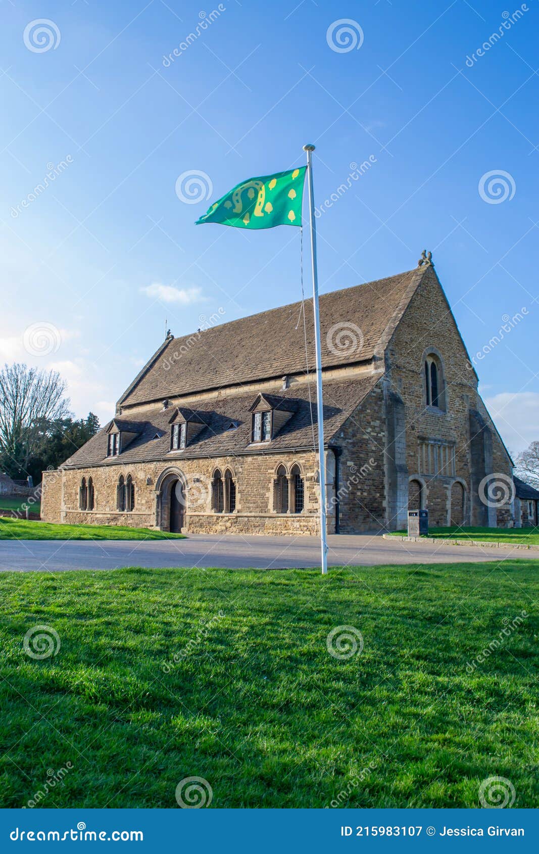 OAKHAM, RUTLAND, ENGLAND- 3 April 2021: Oakham Castle Editorial ...