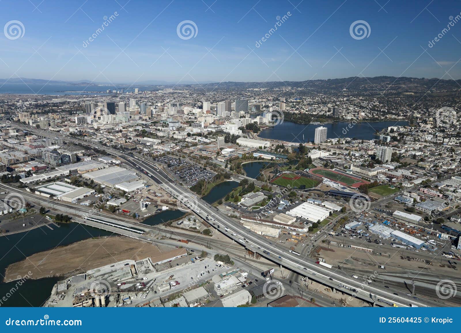 The Oakland City stock image. Image of buildings, commercial - 25604425