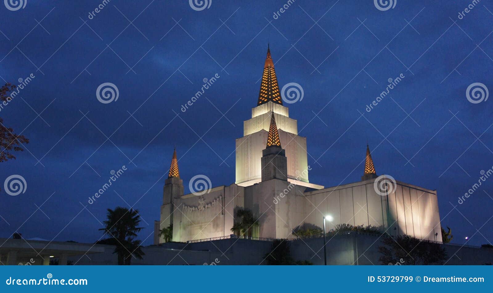 Oakland Temple stock image. Image of love, oakland, night - 53729799
