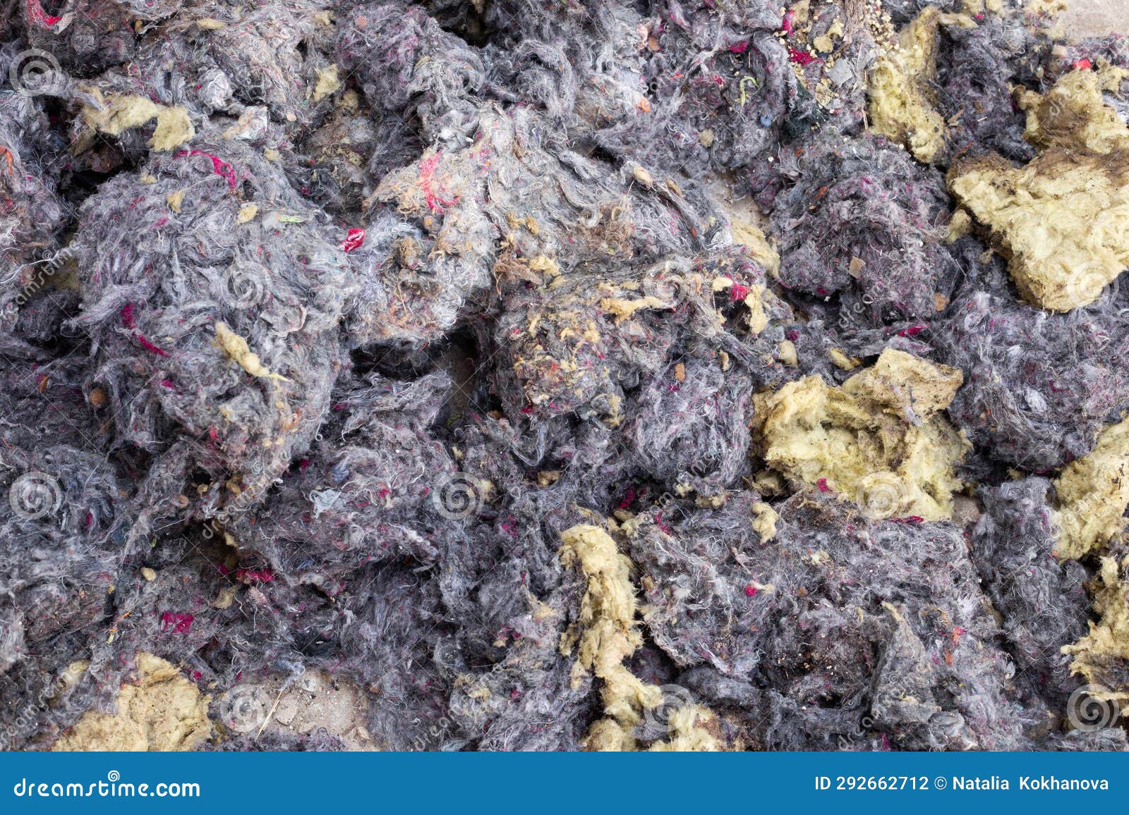 Oakum for Insulating the Walls of the House. Texture Background Stock ...