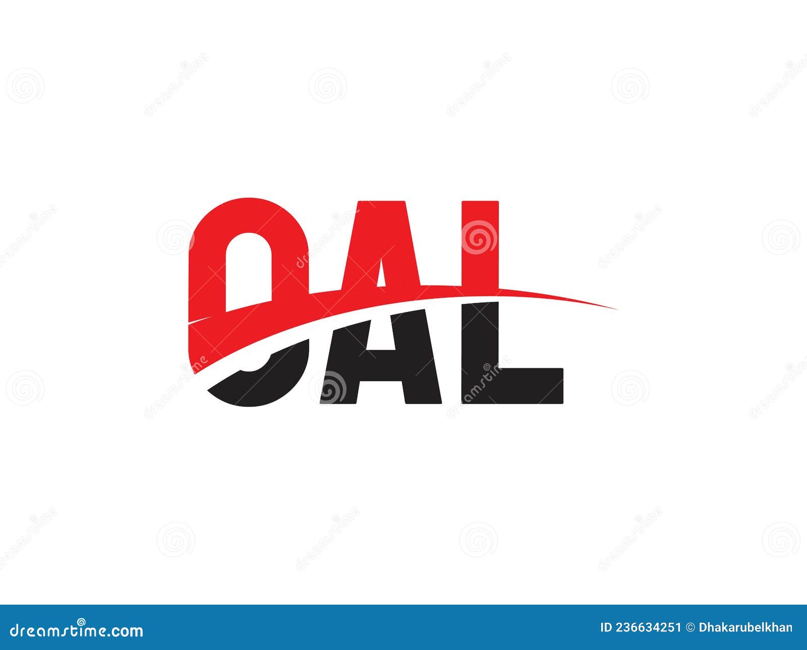 OAL Letter Initial Logo Design Vector Illustration Stock Vector ...