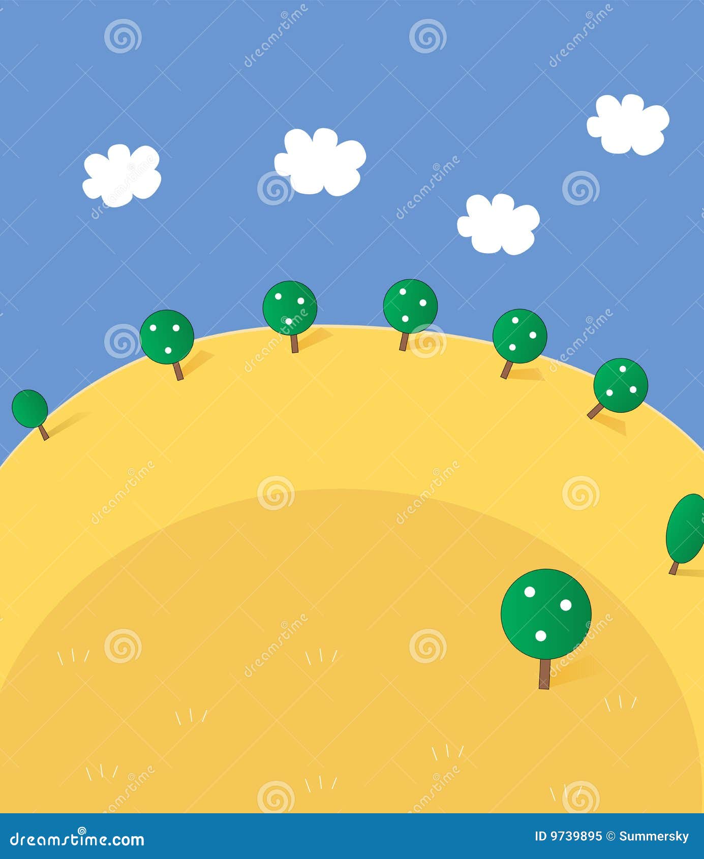 Gobi Desert Location Map Cartoon Vector | CartoonDealer.com #73684147