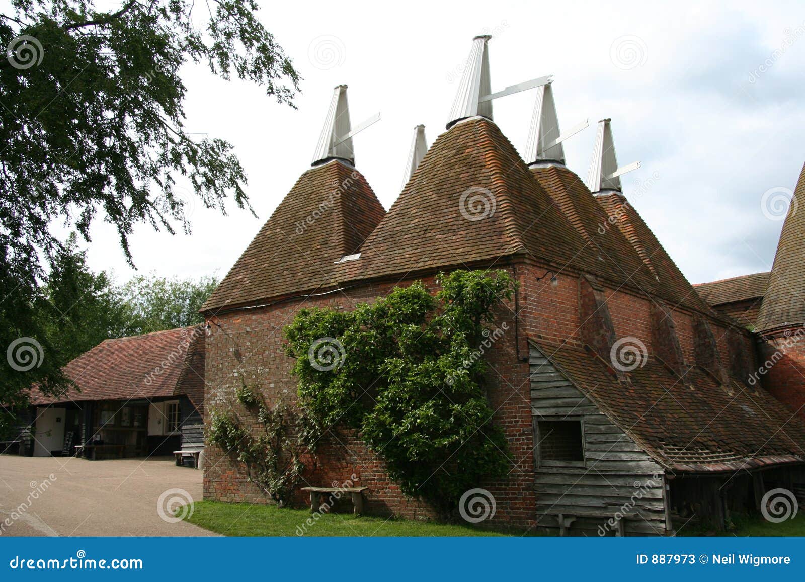 Oast House 3 stock image. Image of building, beer, bine - 887973