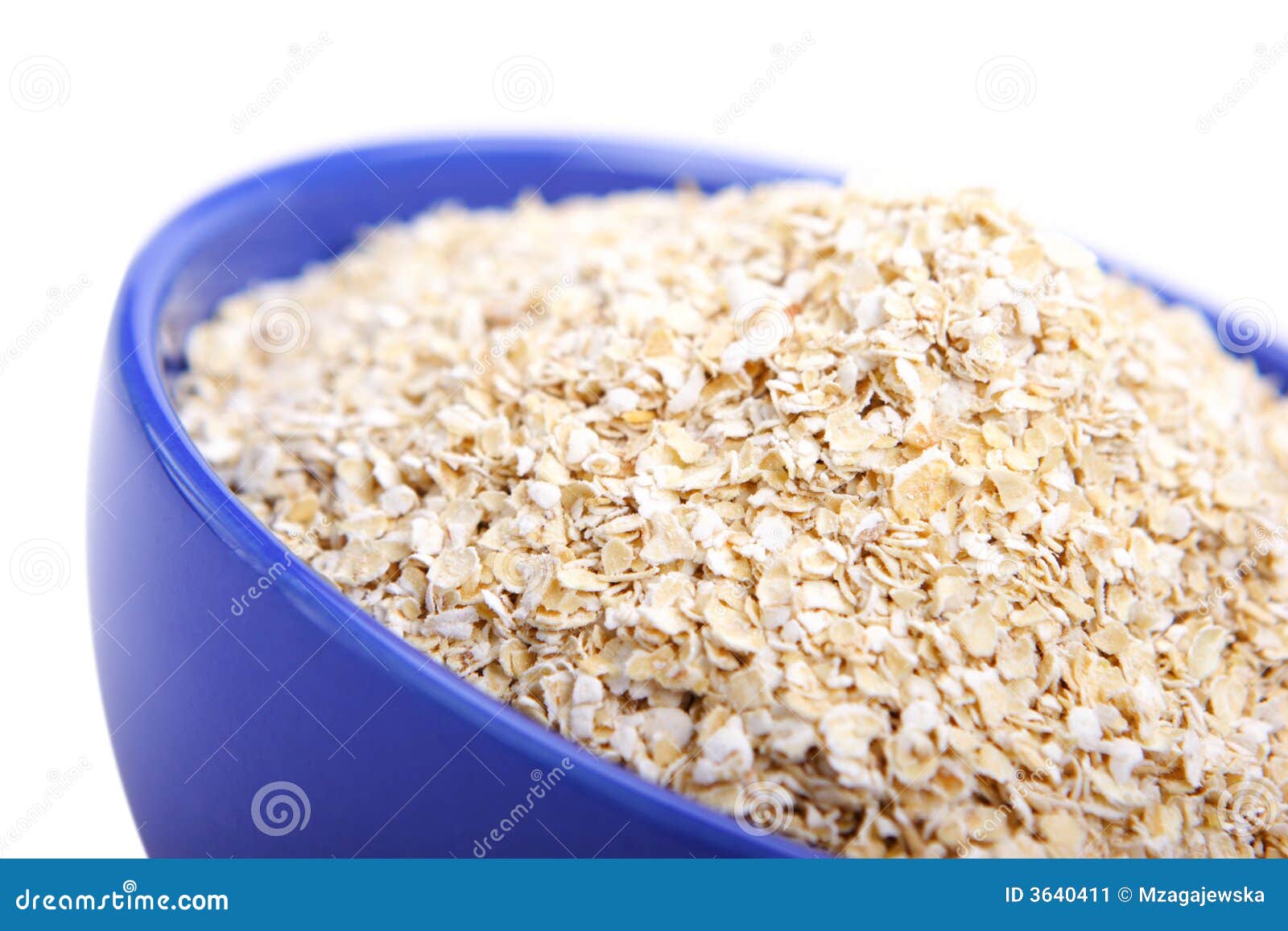 Oat bran stock image. Image of slim, organic, ceramic - 3640411