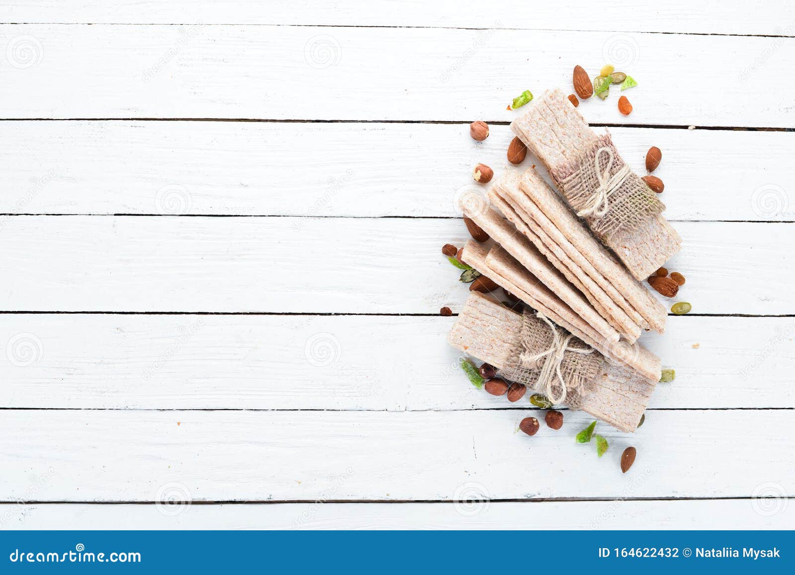 Oat Cereal Bars. Healthy Snacks. Top View Stock Photo - Image of ...