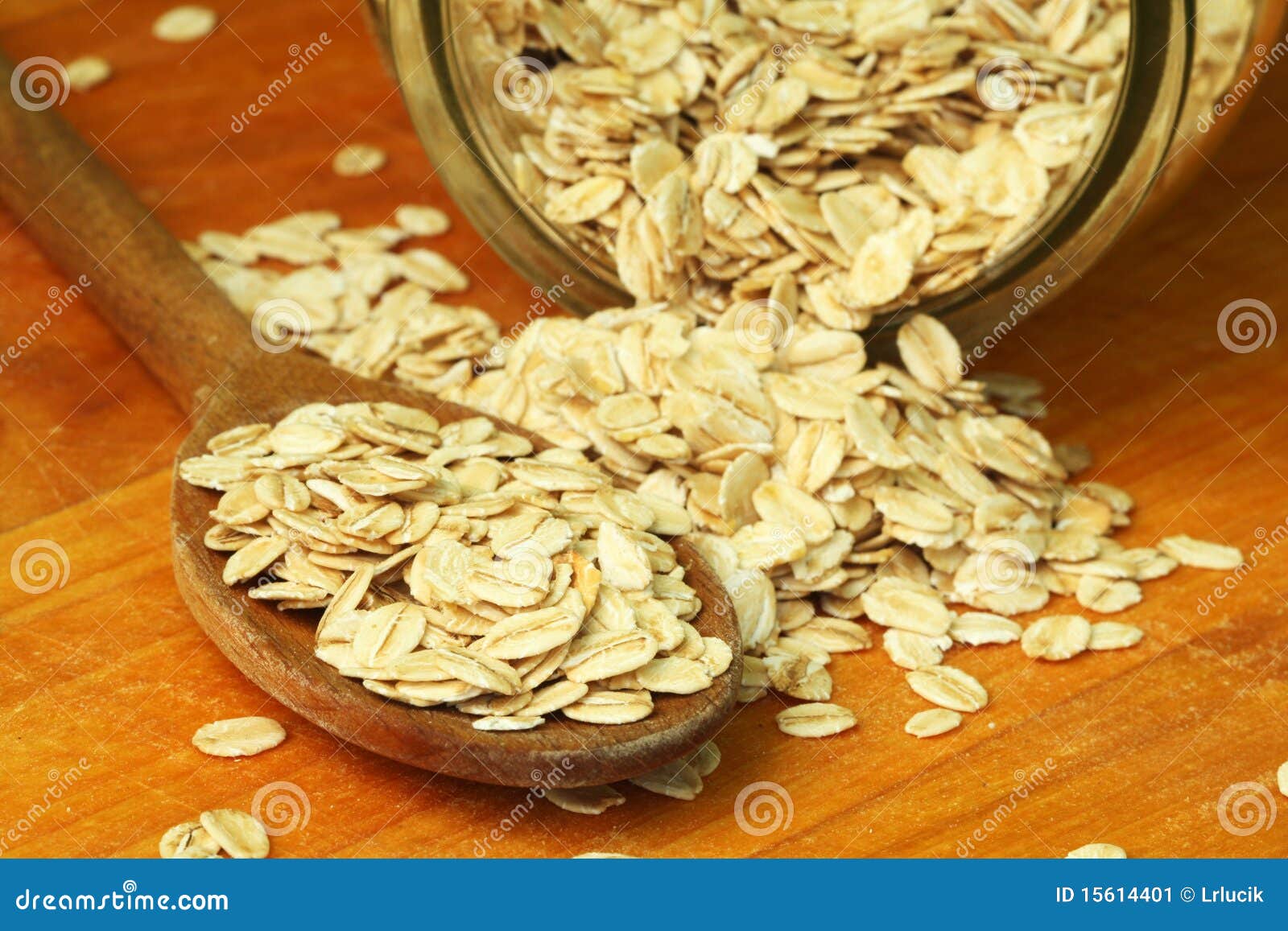 Oat flakes stock image. Image of flake, oats, oatmeal - 15614401