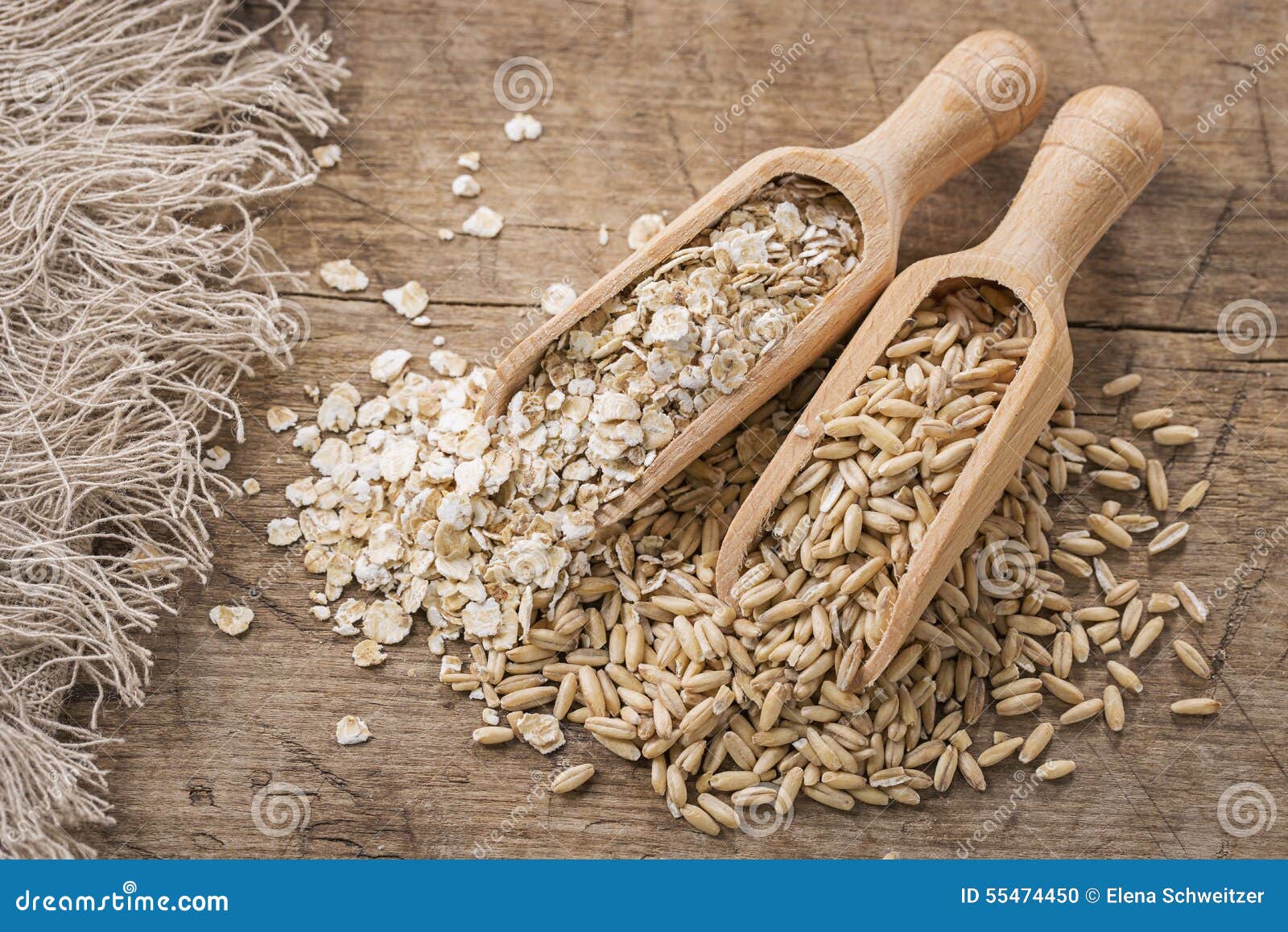 Oat flakes and seeds stock photo. Image of plant, flakes - 55474450