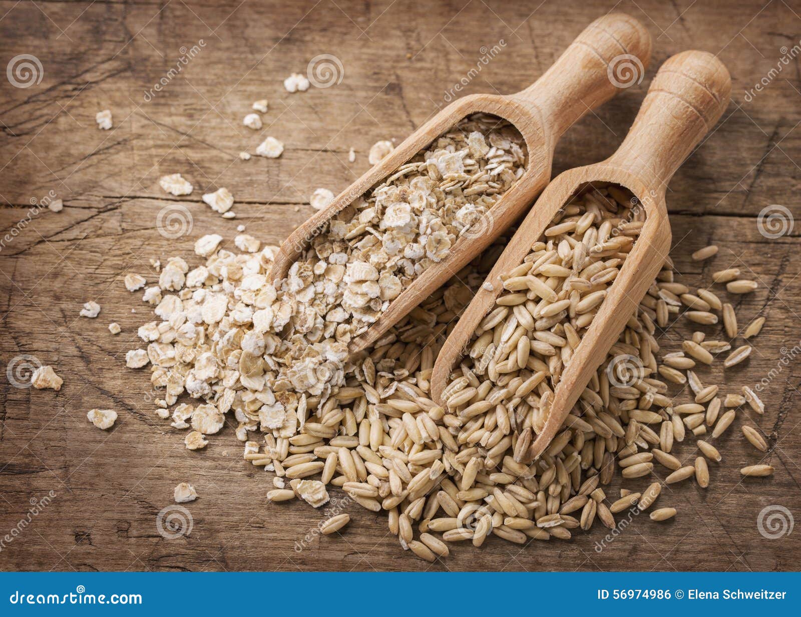 Oat flakes and seeds stock photo. Image of cereals, organic - 56974986
