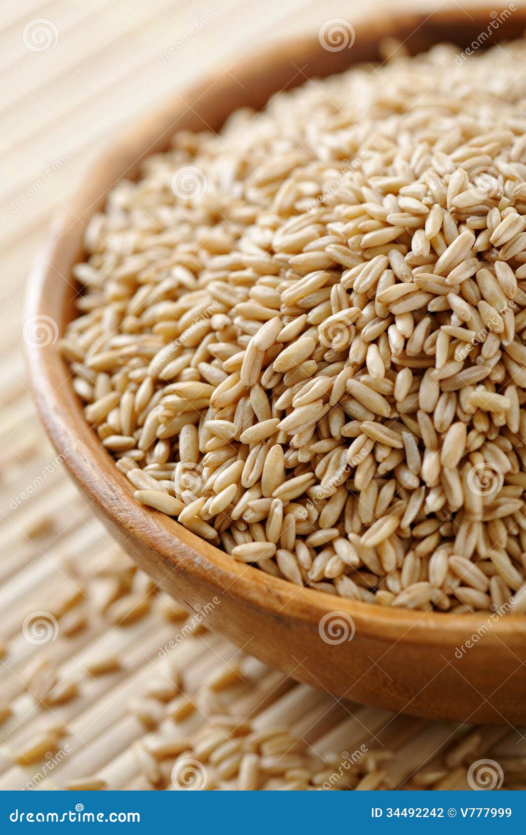 Oat grains stock photo. Image of bowl, objects, utensil - 34492242