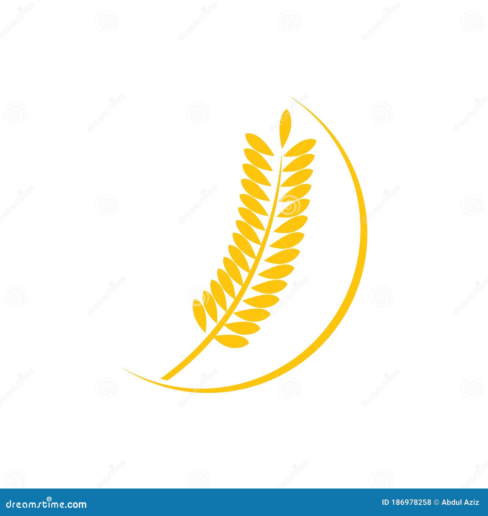 Oat Illustration Logo Vector Stock Vector - Illustration of sign ...