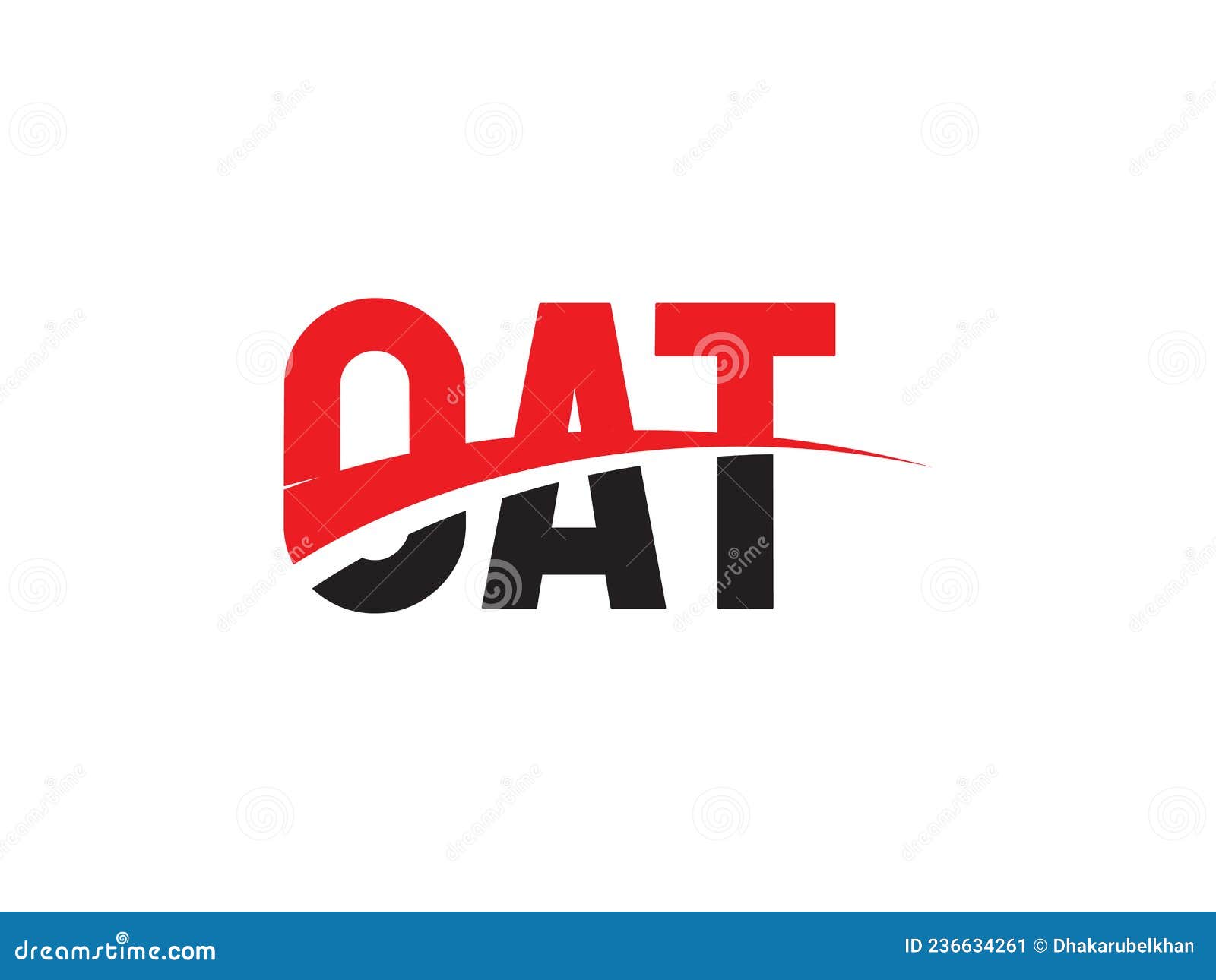 OAT Letter Initial Logo Design Vector Illustration Stock Vector ...