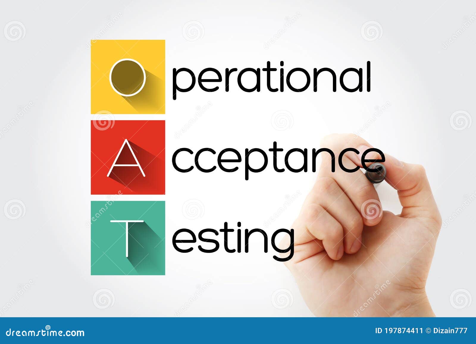 OAT Operational Acceptance Testing, Technology Business Concept On ...