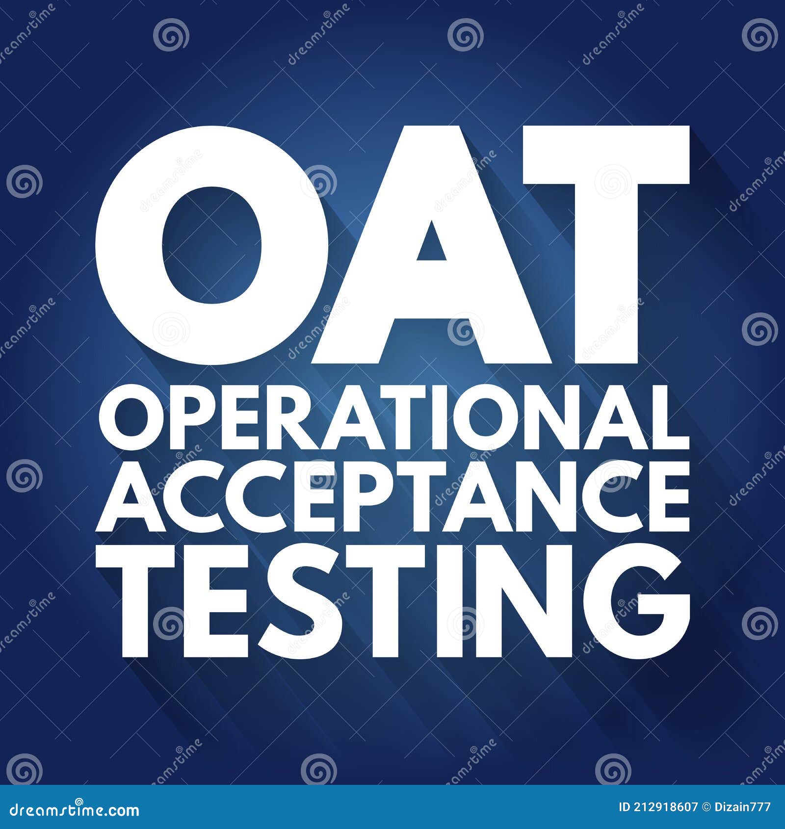 OAT - Operational Acceptance Testing Acronym, Business Concept ...