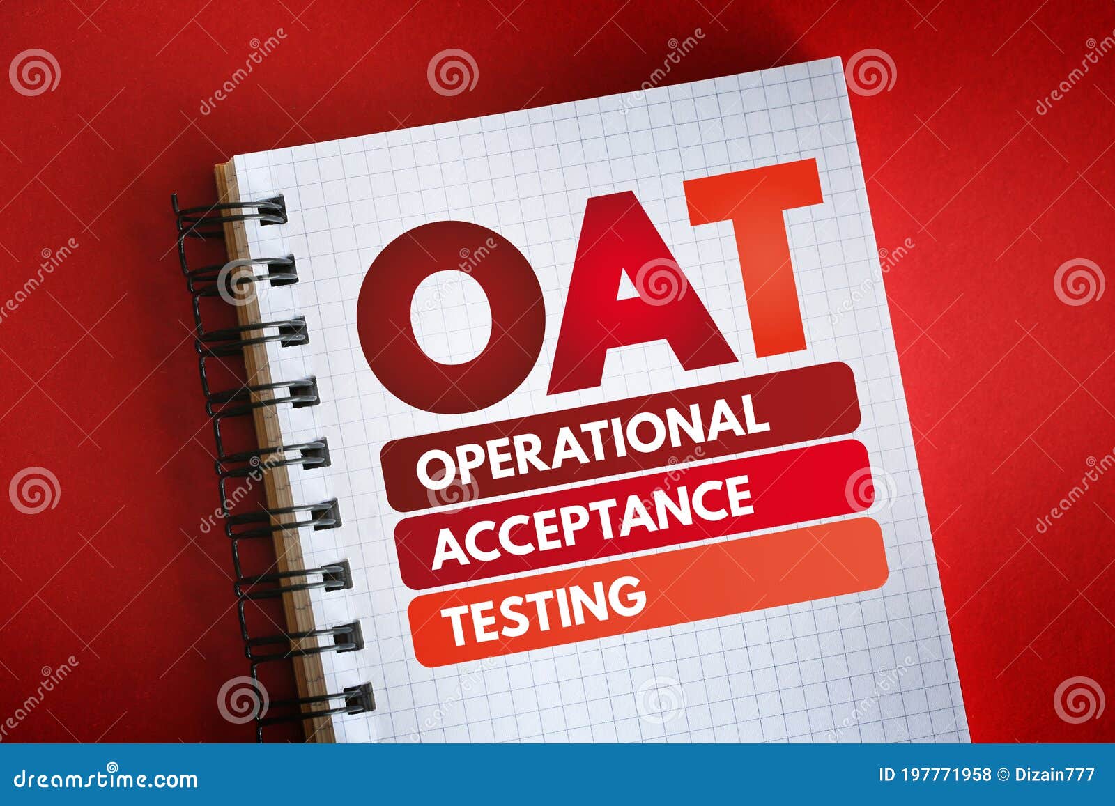 OAT - Operational Acceptance Testing Acronym Stock Photo - Image of ...