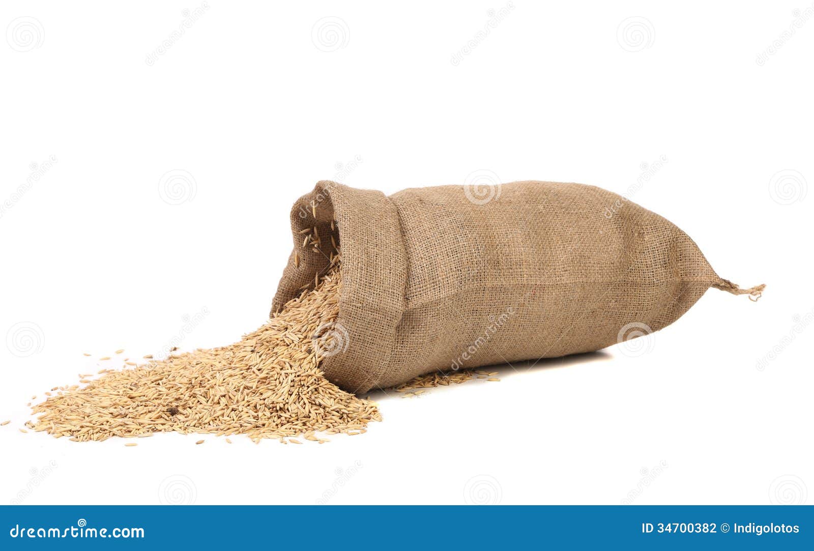 Oat spill out of the bag. stock photo. Image of breakfast - 34700382