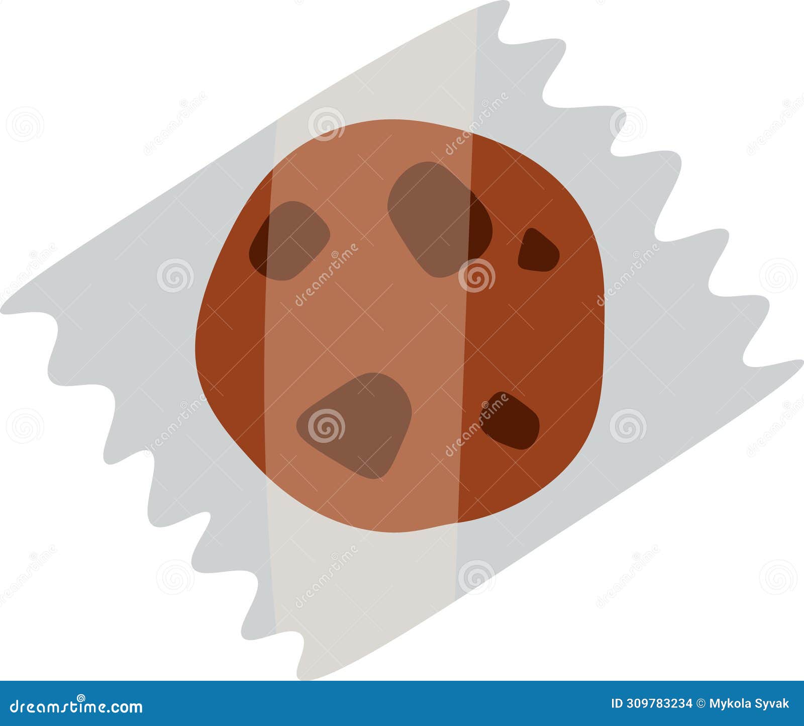 Oatcake Vegan Snack stock vector. Illustration of tasty - 309783234