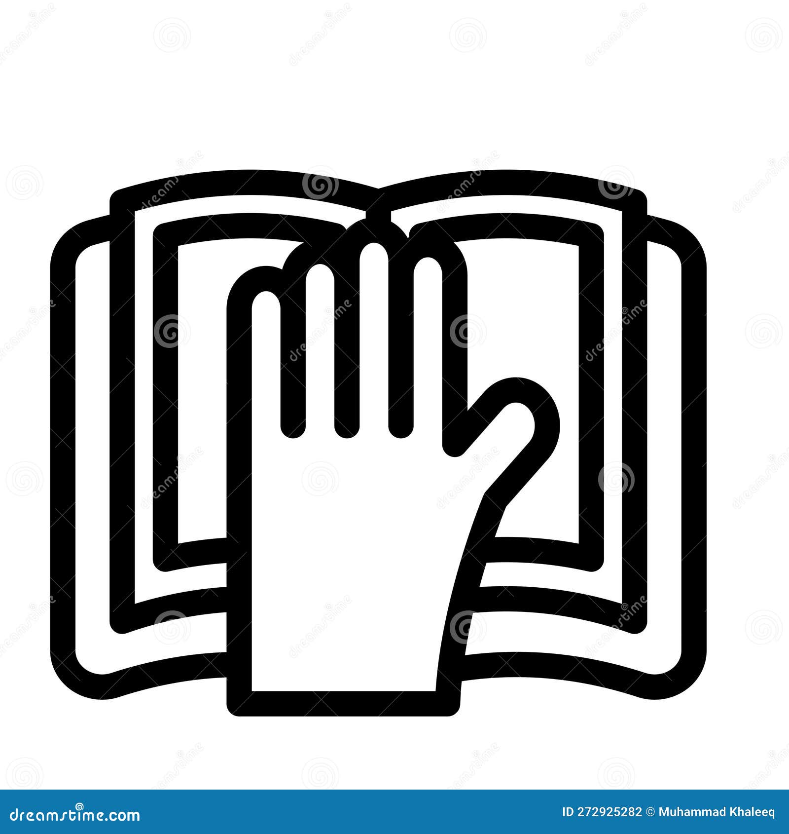Oath Line Icon Concept Oath Vector Linear Illustration Symbol Sign