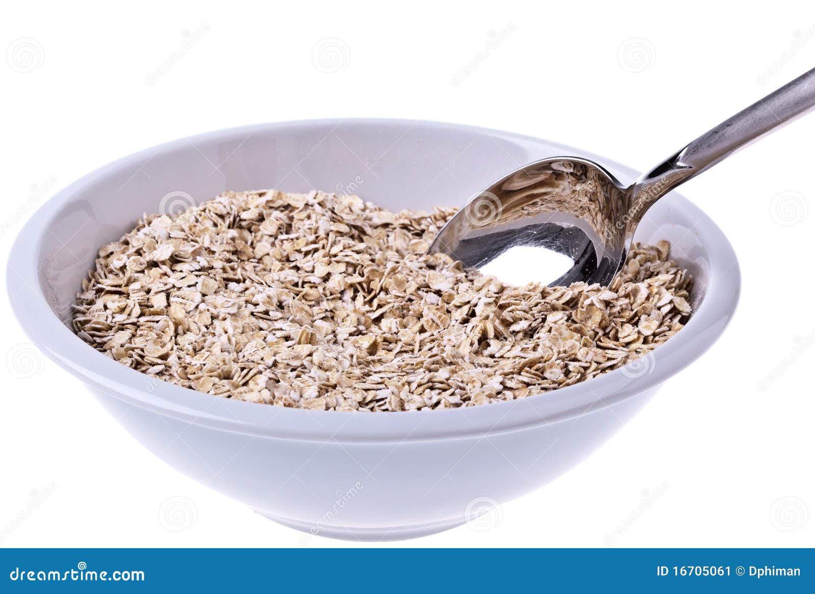 Oatmeal imagem de stock. Imagem de isolado, aveia, dieta - 16705061