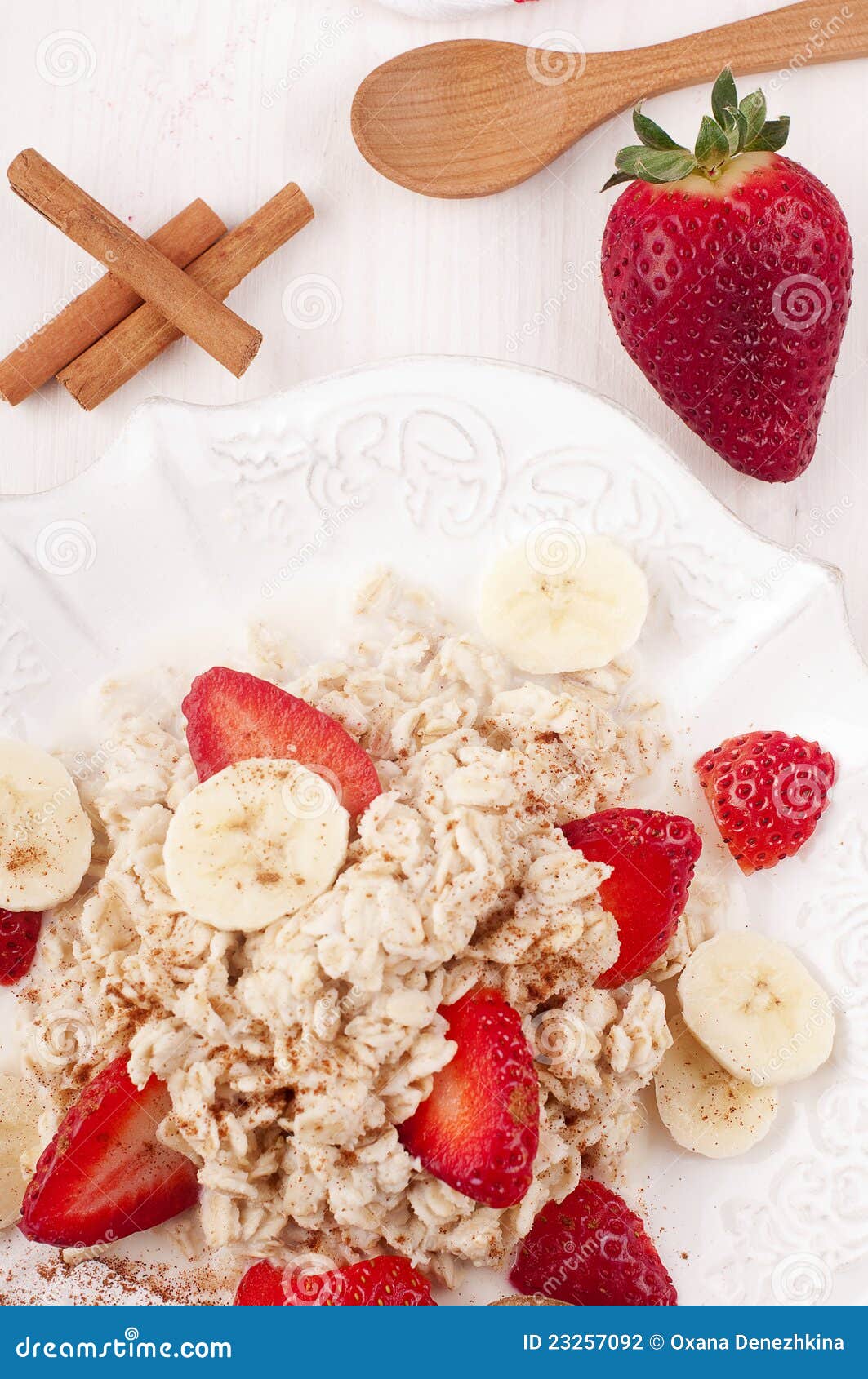 Oatmeal stock photo. Image of vertical, dish, tasty, health - 23257092