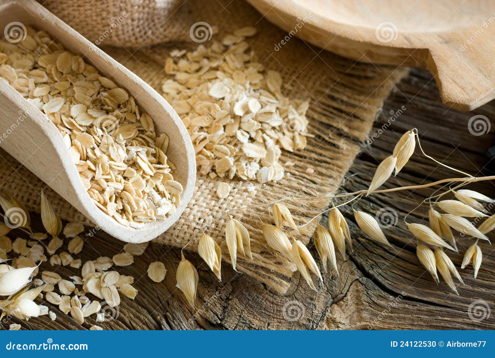 Oatmeal stock photo. Image of closeup, horizontal, ingredient - 24122530