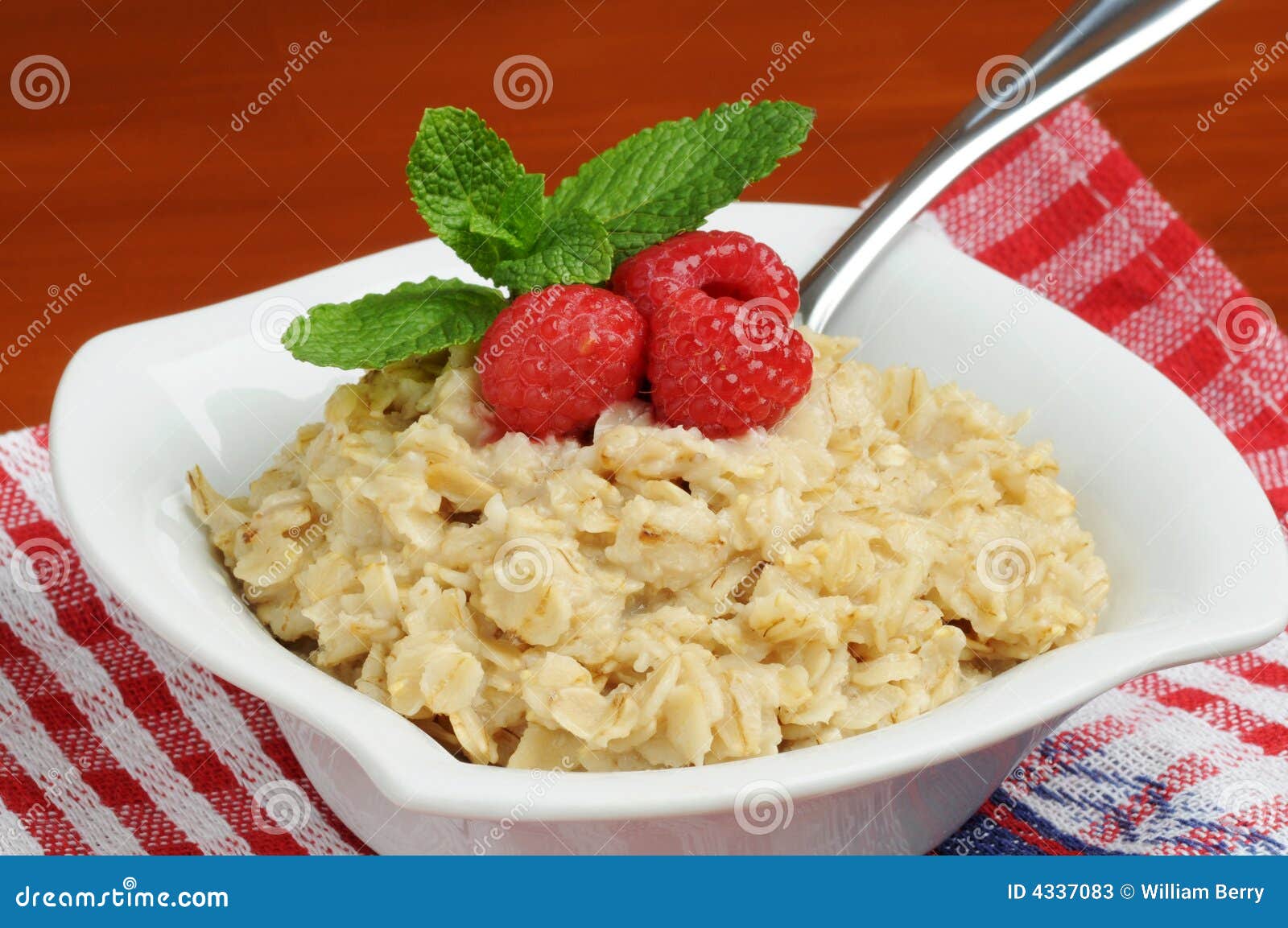 Oatmeal stock image. Image of fruit, tasty, rolled, breakfast - 4337083