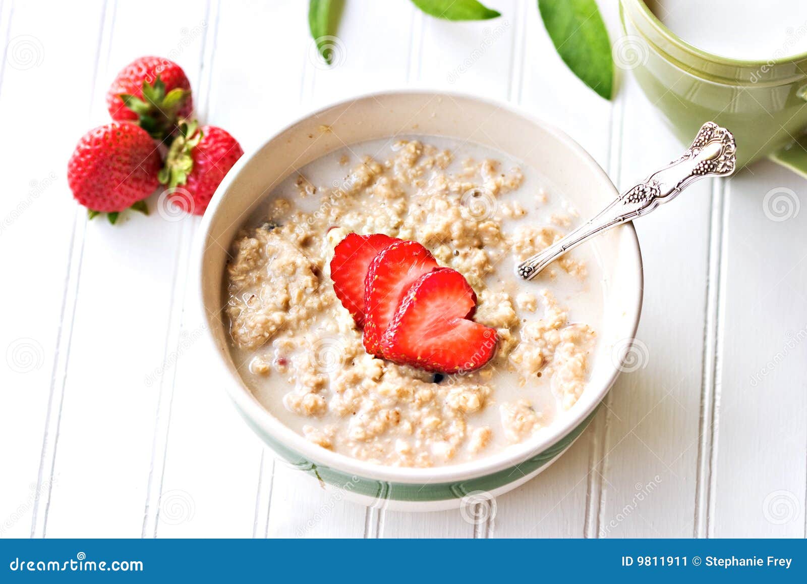 Oatmeal stock image. Image of food, fibre, oatmeal, cheery - 9811911