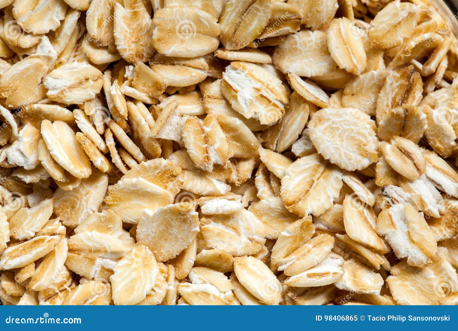 Oatmeal flakes stock image. Image of flavour, flavor - 98406865