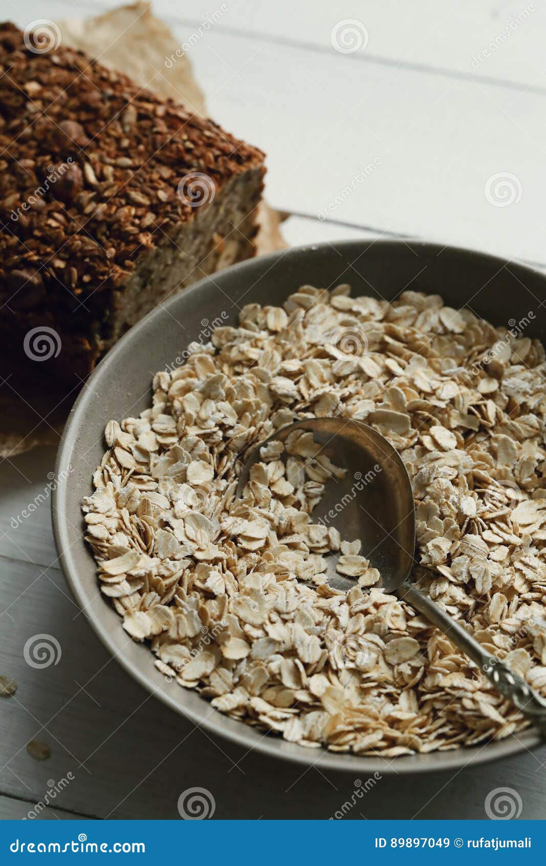 Oatmeal stock image. Image of diet, nutrition, food, meal - 89897049