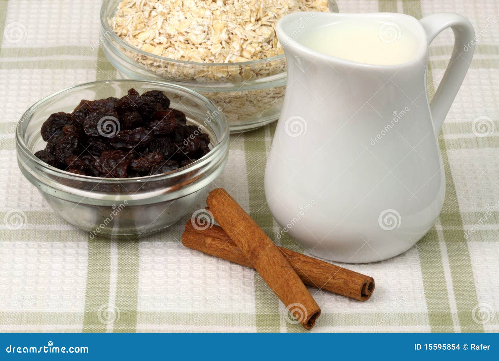 Oatmeal ingredients stock photo. Image of stick, healthy - 15595854