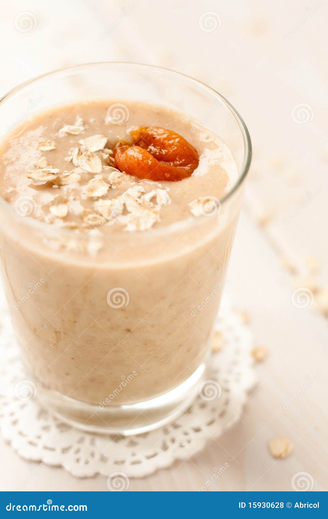 Oatmeal milkshake stock photo. Image of drink, color - 15930628