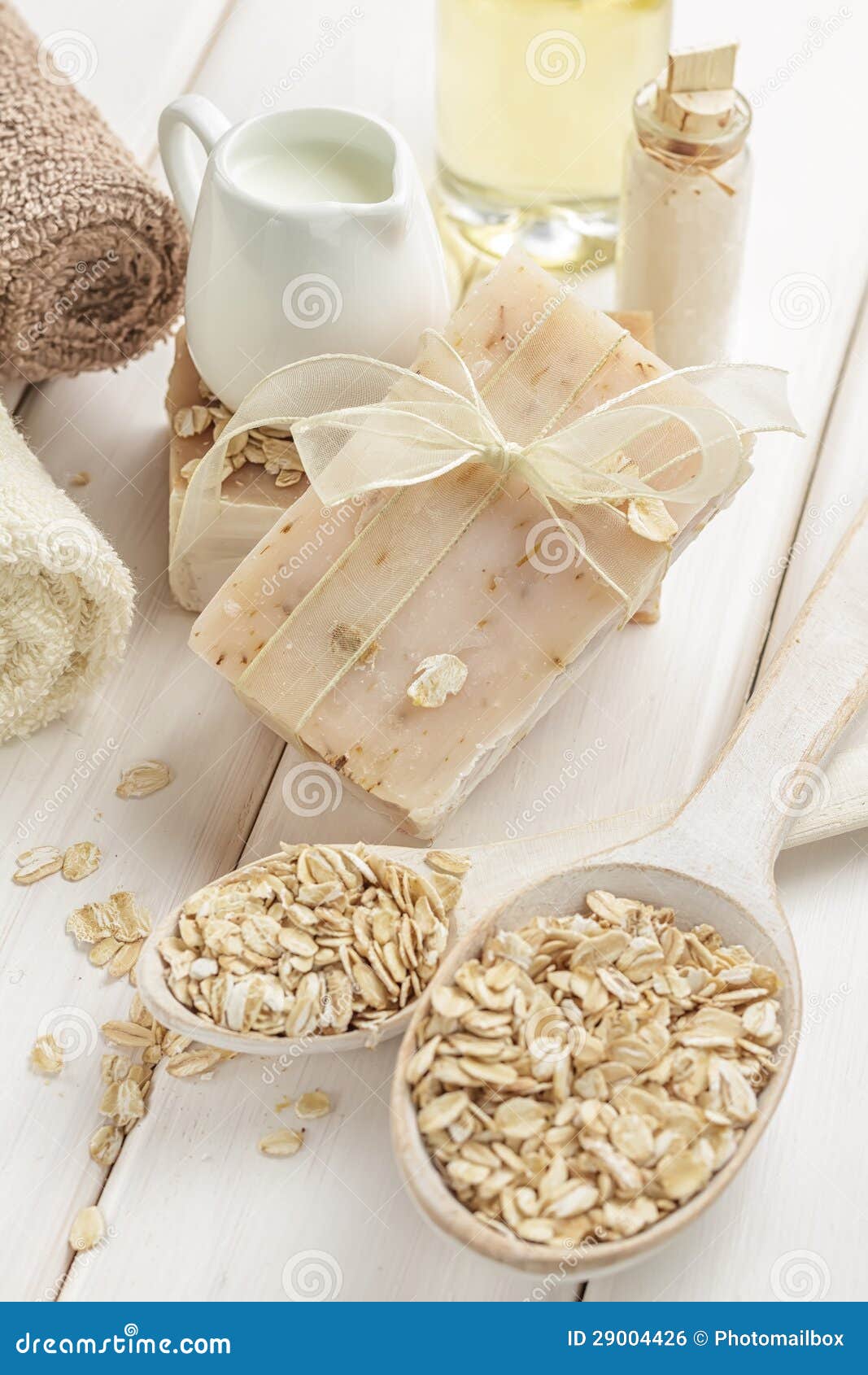 Oatmeal soap stock photo. Image of natural, handmade - 29004426